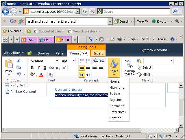 Adding Custom Styles to Ribbon’s Styles dropdown - AQL Technologies