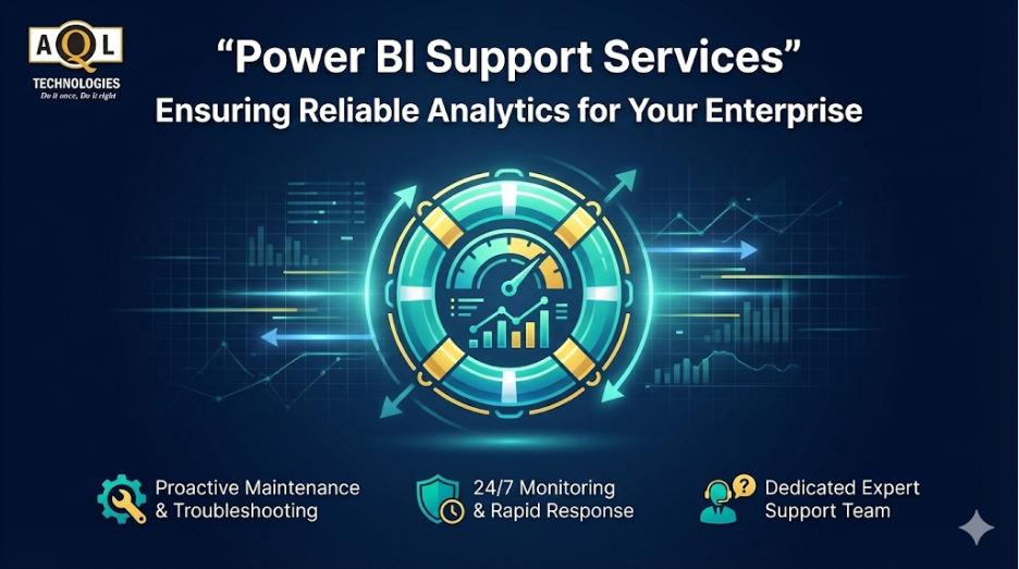 Power BI Support Services | Reliable Enterprise Analytics by AQL